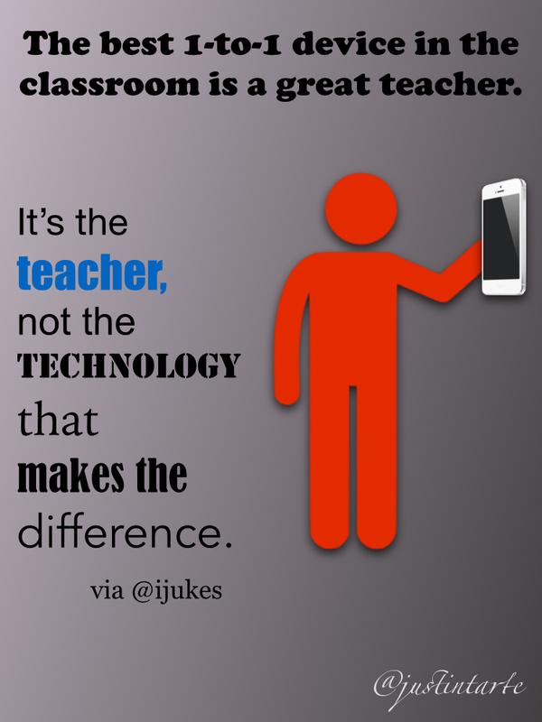 Tech Isn’t Everything – Teachers Are! via Teachers Matter | The Golden ...